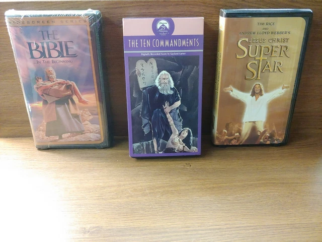 THE BIBLE,THE TEN Commandments,Jesus Christ Super Star VHS Lot £14.45 ...