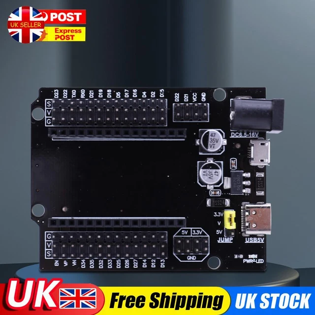 ESP32 ESP32 30P Power Board 2 in 1 ESP32S Shield Development Board Dual-core CPU £8.80 - PicClick UK