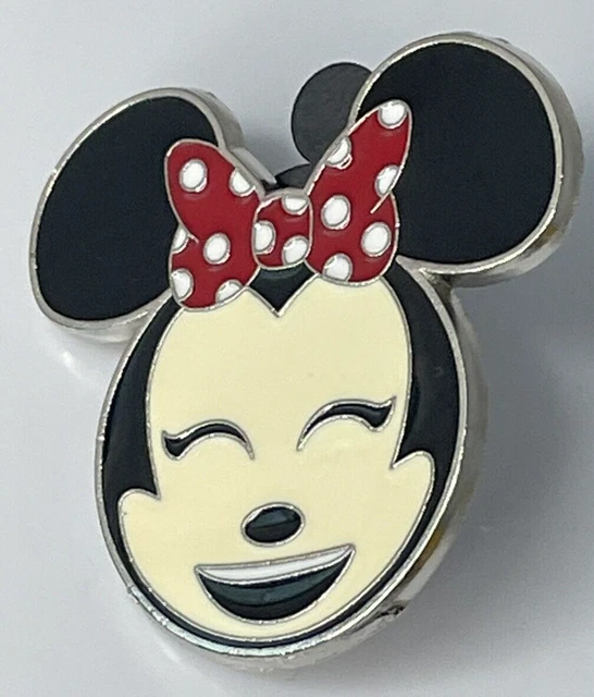DISNEY MINNIE MOUSE Emoji Face Laughing Smiling WDW Parks Pin Trading £ ...