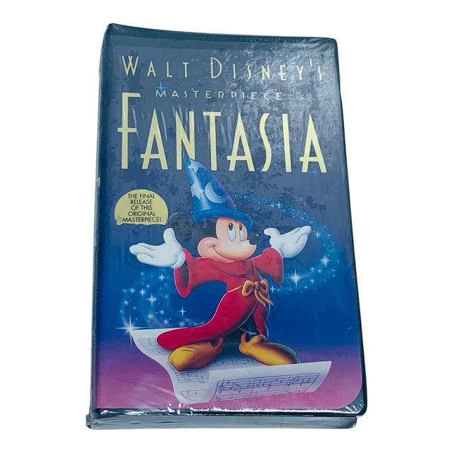WALT DISNEY'S HOME Video Masterpiece Fantasia VHS Clamshell SEALED ...
