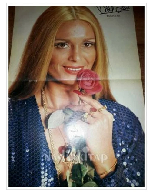 DALIAH LAVI GERMAN Magazine Centrefold Poster Israeli singer Israel ...