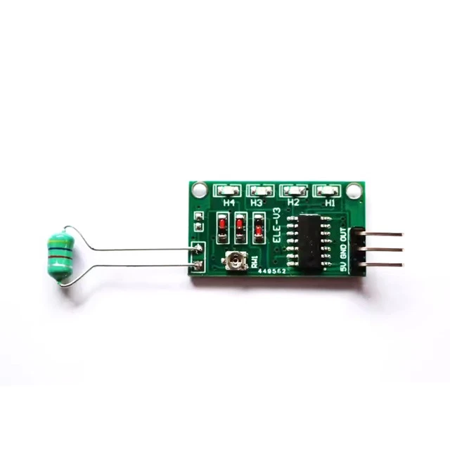Electromagnetic Wave Detection Sensor Voltage Output Led Display