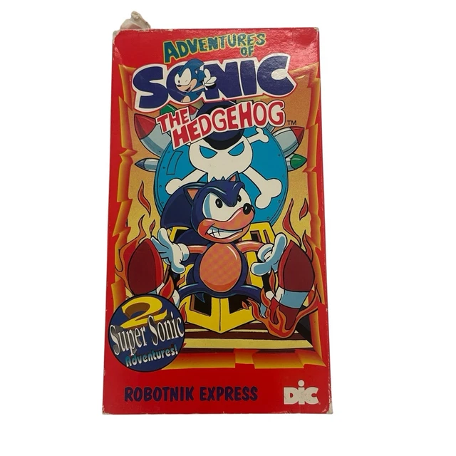 SONIC THE HEDGEHOG - Robotnik Express VHS Tape 1994 Super Sonic ...
