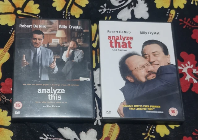 ANALYZE THIS & Analyze That Dvd 2-Film Crime Comedy Movie Set Robert De Niro £3.28 - PicClick UK