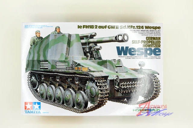 TAMIYA MODEL 35200 1/35 WWII German Self-Propelled Howitzer WESPE EUR ...
