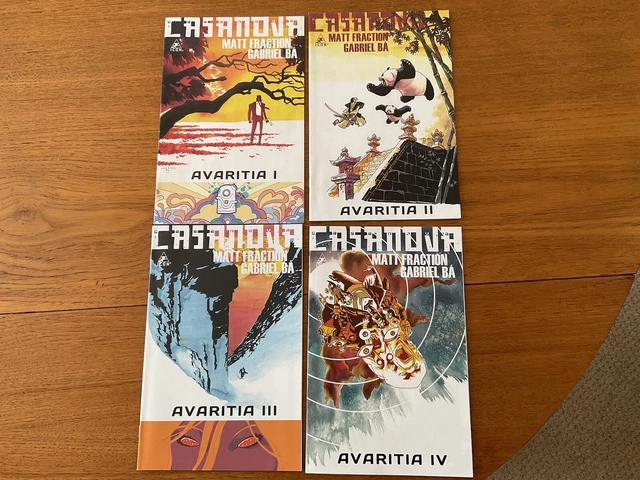 CASANOVA AVARITIA COMICS komplette Mini-Serie Ausgaben 1 2 3 4 ...