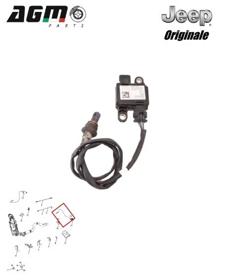 SENSORE FILTRO PARTICOLATO Temperatura Originale Jeep Compass 1.6 D ...