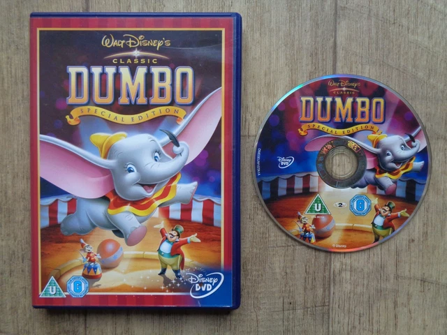 DISNEY DUMBO THE Flying Elephant Special Edition Animated Dvd Film ...