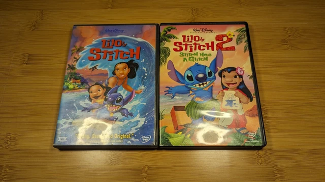 DISNEY LILO & Stitch Children's DVD Lot: Lilo & Stitch 1 & 2 TESTED EUR ...