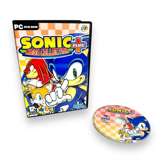 SONIC MEGA COLLECTION Plus PC DVD Windows, 2006 - TWENTY classic arcade ...