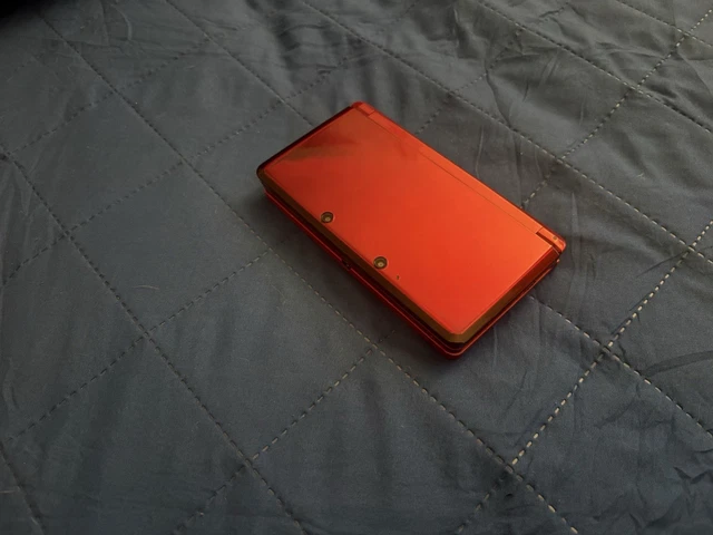 NINTENDO 3DS ORIGINAL System Red Handheld Console CTR-001 (READ ...