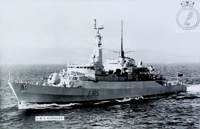 BRITISH ROYAL NAVY HMS H.M.S. Avenger Military Ships Photograph 22895 ...