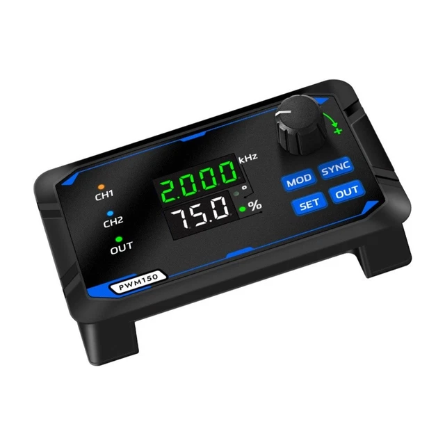 PWM150 DUAL CHANNEL Signal Generator with Multi Function Button Control ...