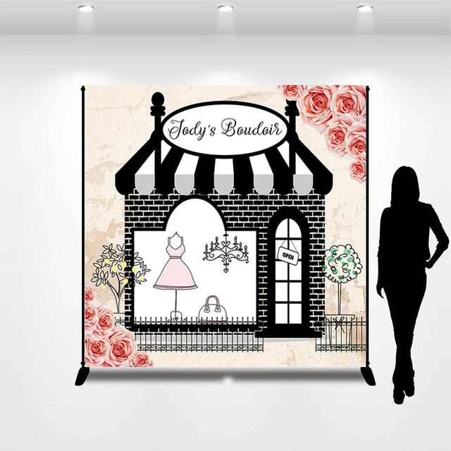 FLORAL BOUDOIR PERSONALIZED Party Backdrop For Girls $36.09 - PicClick AU