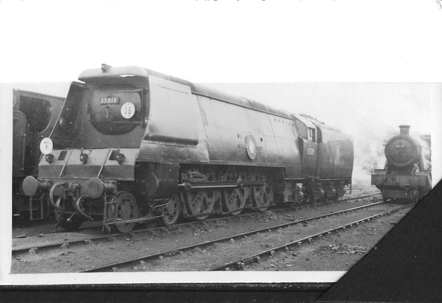 BR LIVERY / Ex Southern - Mn Class 4-6-2 No. 35019 - Vintage Image ...
