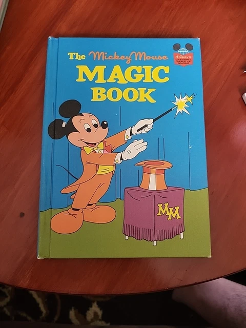 THE MICKEY MOUSE Magic Book Walt Disney Wonderful World Of Reading 1974 ...