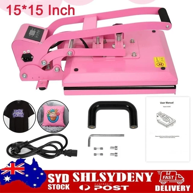 1600W 15X15 IN Heat Press Machine Slide Out Heat Transfer Machine T ...