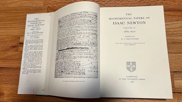 MATHEMATICAL PAPERS OF Isaac Newton, Vol 2, 1667-1670, Edited by D. T ...