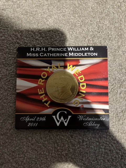 BIRMINGHAM MINT ROYAL Wedding Medal Coin Prince William and Kate ...