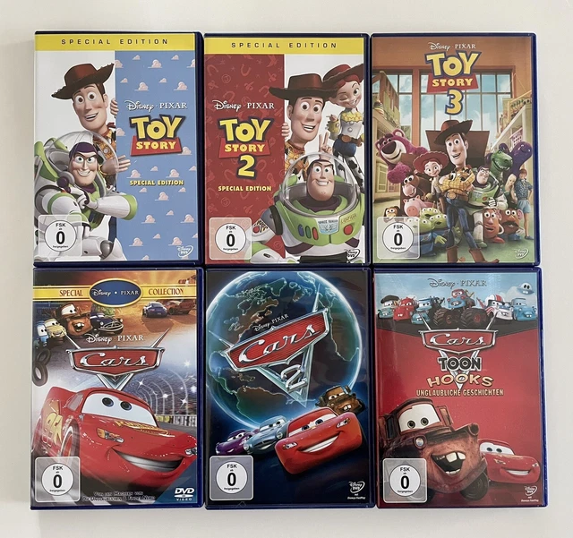 WALT DISNEY DVD Sammlung Pixar Toy Story 1+2+3 Cars 1+2 u.m. Special Edition EUR 1,50 - PicClick DE