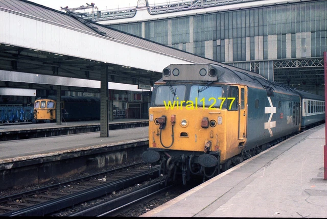 ORIGINAL RAILWAY PHOTOGRAPHIC negative Class 50 50016 at London ...