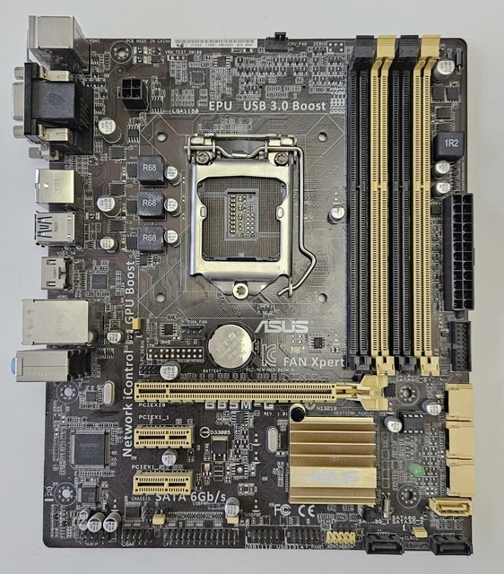 ASUS B85M-G ATX Motherboard £5.00 - PicClick UK