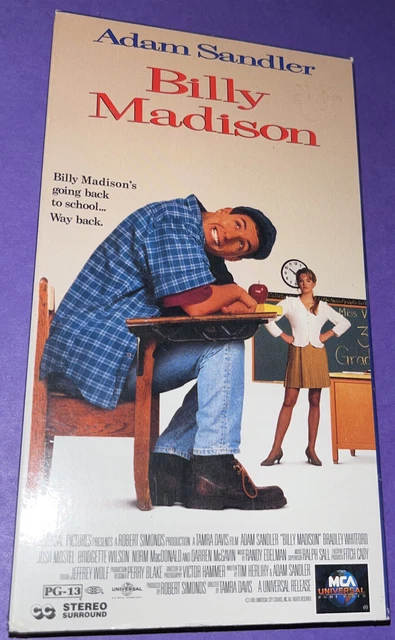 BILLY MADISON VHS Adam Sandler Comedy Movie Film vintage 90s £8.09 ...