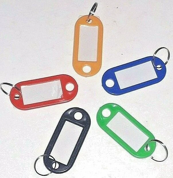 KEY ID TAG Key Tags Name Identity Label Plastic Id Marker For Keys ...