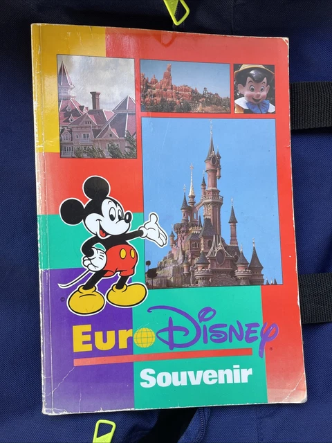 VINTAGE EURO DISNEY Souvenir Guide Book 1992 90s Brochure £10.80 ...