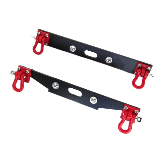 CNC REAR BUMPER Bull Bar w/ Shackles for D90 D91 D99S 1:12 RC Crawler ...