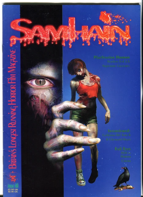 SAMHAIN HORROR MAGAZINE Issue 68 - RARE RESIDENT EVIL BIOHAZARD COVER ...