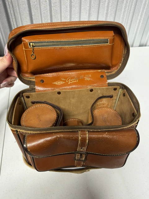 VINTAGE ARGUS CAMERA Lens Set In Leather Bag 1950s $68.00 - PicClick