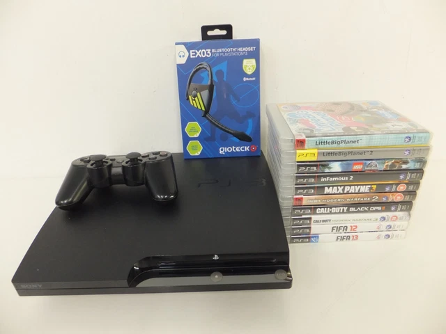 PLAYSTATION 3 CONSOLE Bundle with Games (CECH-2103B) 232GB Sony PS3 #KT £39.00 - PicClick UK