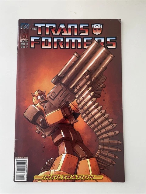 TRANSFORMERS COMIC ISSUE 4 Cover C - IDW - Used Good Condition ...