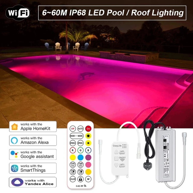 APPLE HOMEKIT 6~60M IP68 Submersible 60LEDs/M RGB LED Strip Light for ...