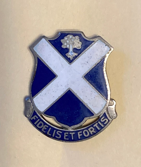 ORIGINAL WWII WW2 US Army issue DI/DUI 1st Inf. Division Artillery ...