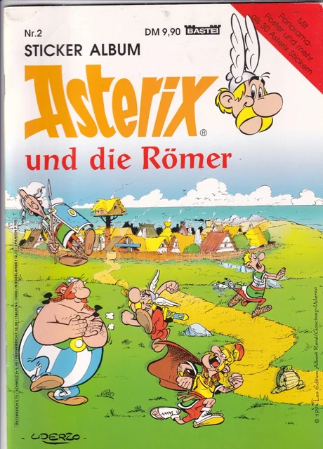 ASTERIX STICKER ALBUM #2 - und die Römer - BASTEI VERLAG - Z. 1-2 EUR 9 ...