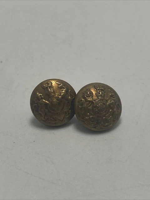 ORIGINAL WW2 BRITISH General Service Cap Buttons Pair £5.00 - PicClick UK