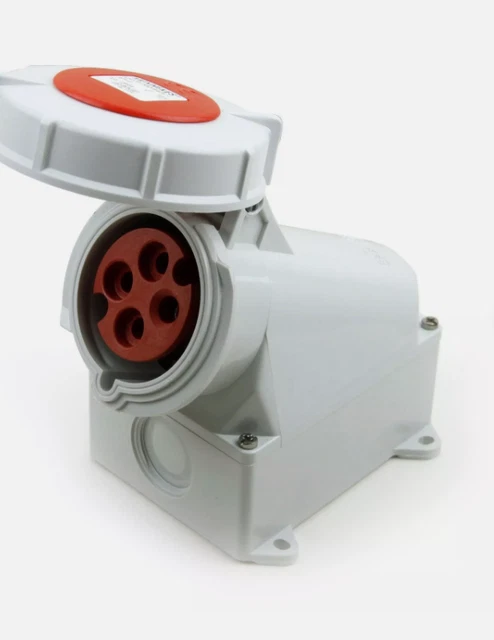 TYP 2644 MENNEKES Receptacle Socket 400-440V/IP 67/3h/32A/3P+E/50-60Hz ...