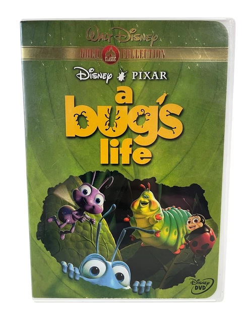 A BUG'S LIFE DVD 1998 Walt Disney Gold Collection Pixar Animation $11. ...