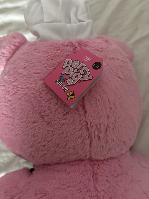 M&S PERCY PIG soft toy £21.50 - PicClick UK