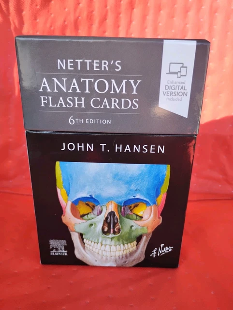 NETTER ANATOMY FLASH Cards 6th Edition New $29.99 - PicClick