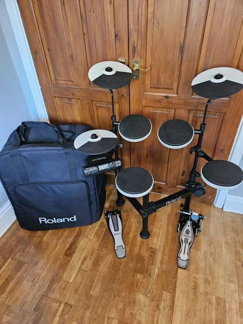 ROLAND TD-4KP V-DRUMS Portable Electronic Drum Kit With Roland Bag £379 ...