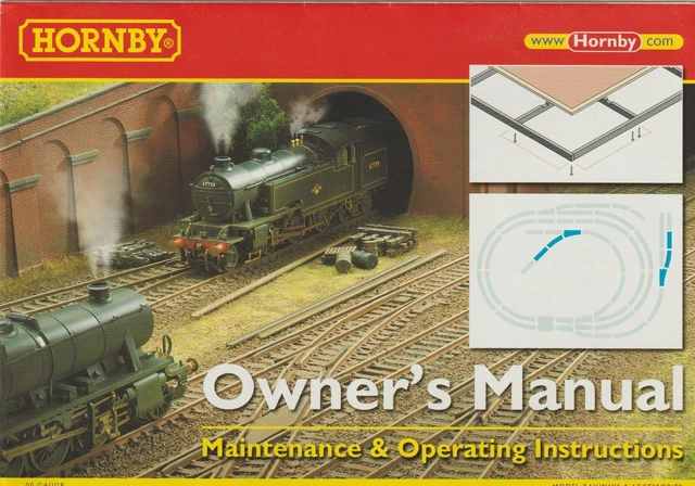 MODEL RAILWAY HORNBY Owner's Manual Leaflet Maintenance & Operating ...