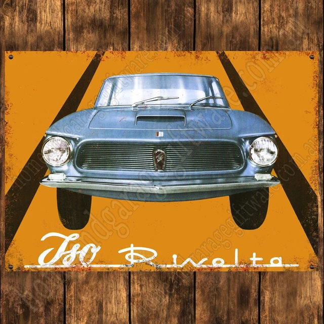 200MM X 285MM ALUMINIUM SIGN - ISO RIVOLTA $29.90 - PicClick AU
