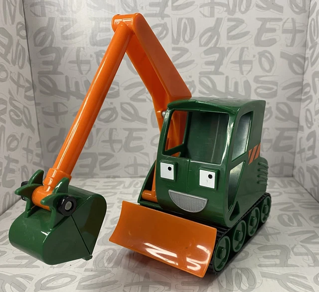 RARE BOB THE Builder GRABBER Friction Construction Vehicle Toy-retired ...