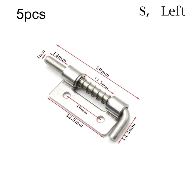 SPRING LOADED LATCH Pen Stainless Steel Loaded Latch Hinges Cabinet £12 ...