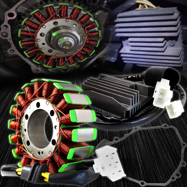 STATOR À BOBINE magnéto eMUSA OE + redresseur de tension + assise de ...