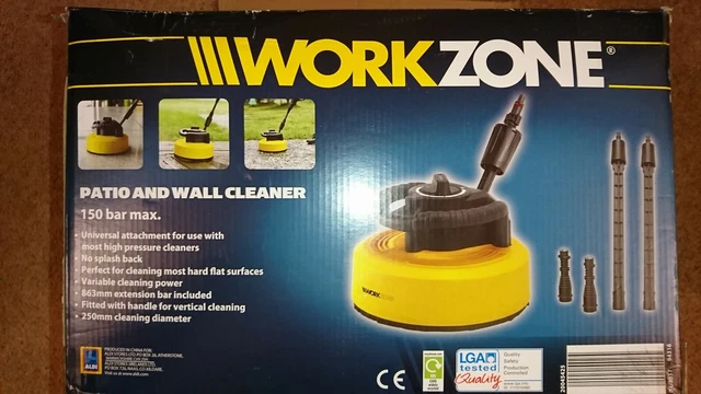WORKZONE PRESSURE WASHER Patio/Wall Cleaning Attachment Accessory New ...
