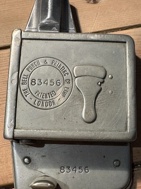 BELL PUNCH & Printing Co 83456 Bus Tram Train Conductor Clippy Ticket ...